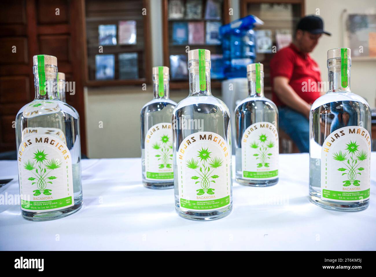 Bacanora distilled from agave originating from the state of Sonora ...