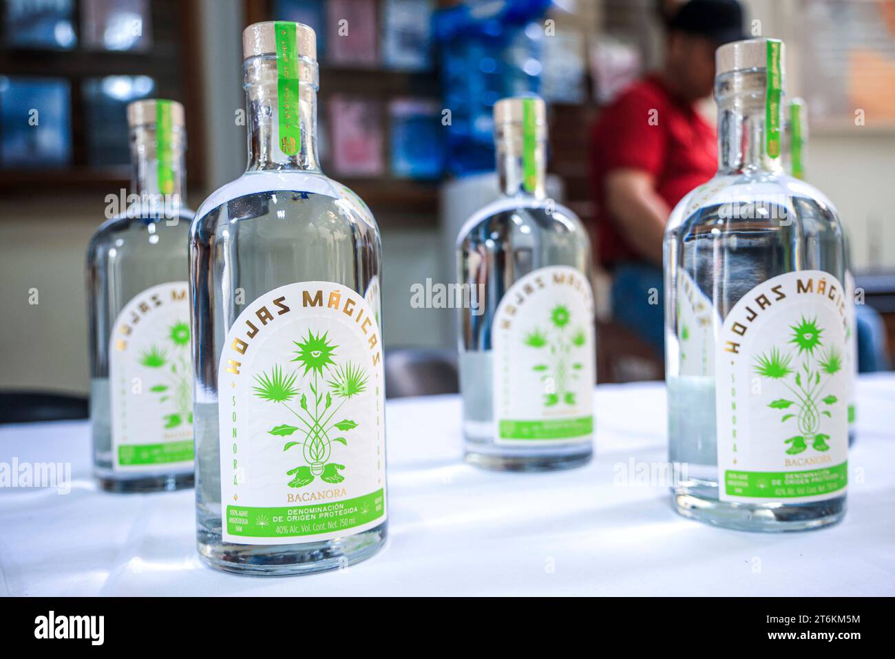 Bacanora distilled from agave originating from the state of Sonora ...