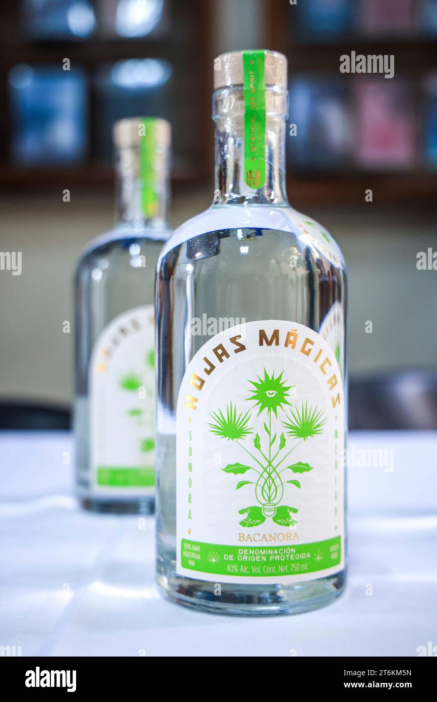 Bacanora distilled from agave originating from the state of Sonora ...
