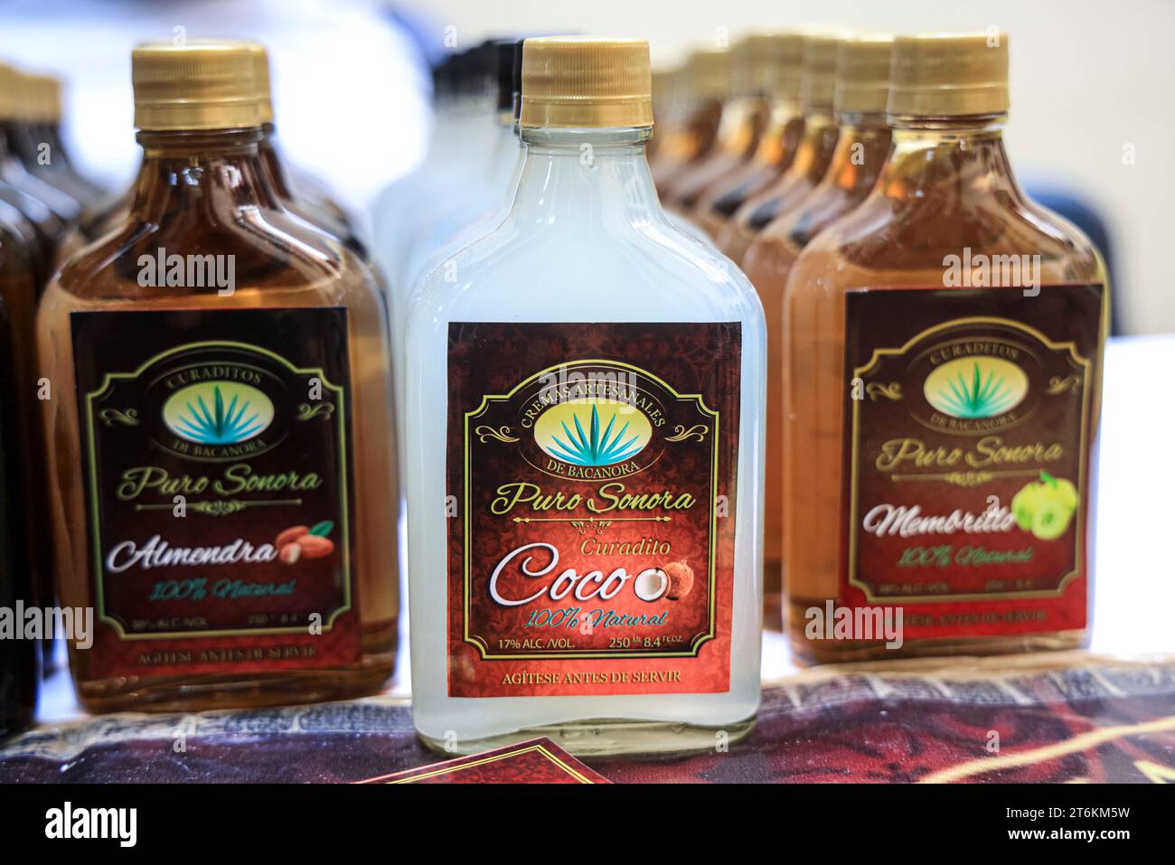 Bacanora distilled from agave originating from the state of Sonora ...