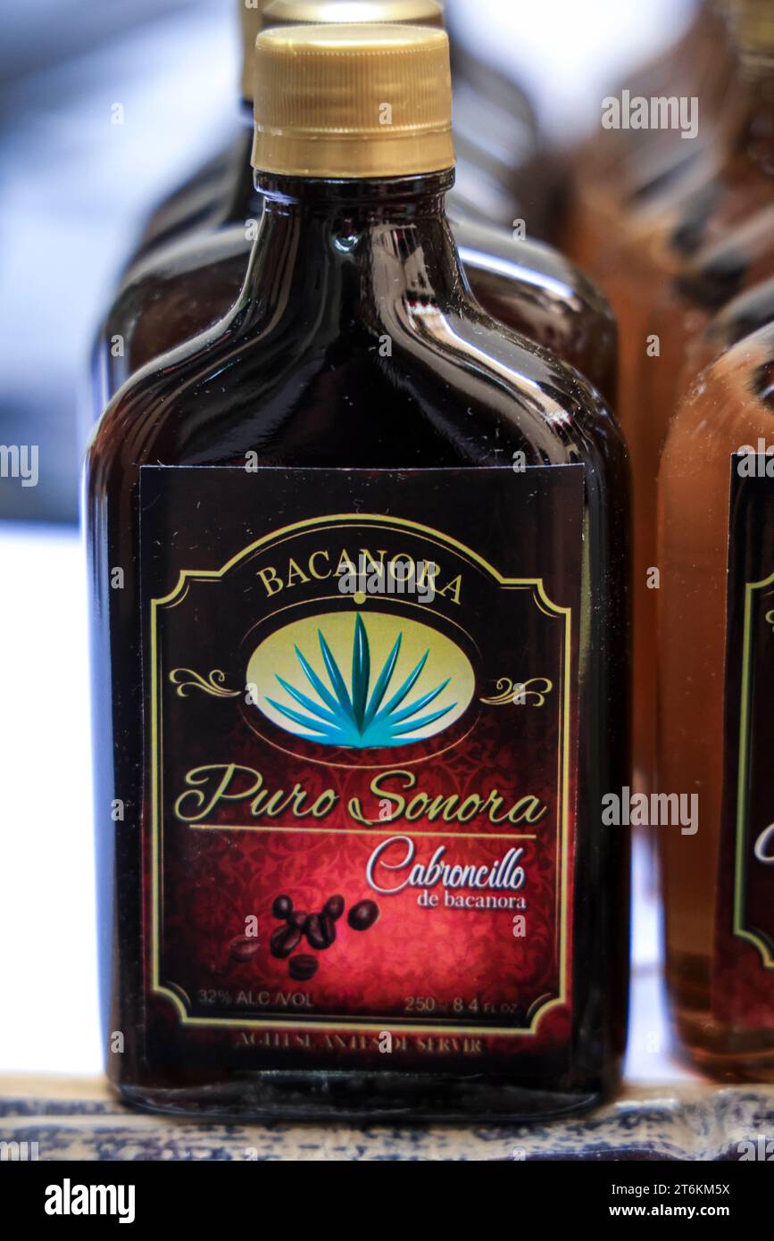 Bacanora distilled from agave originating from the state of Sonora ...