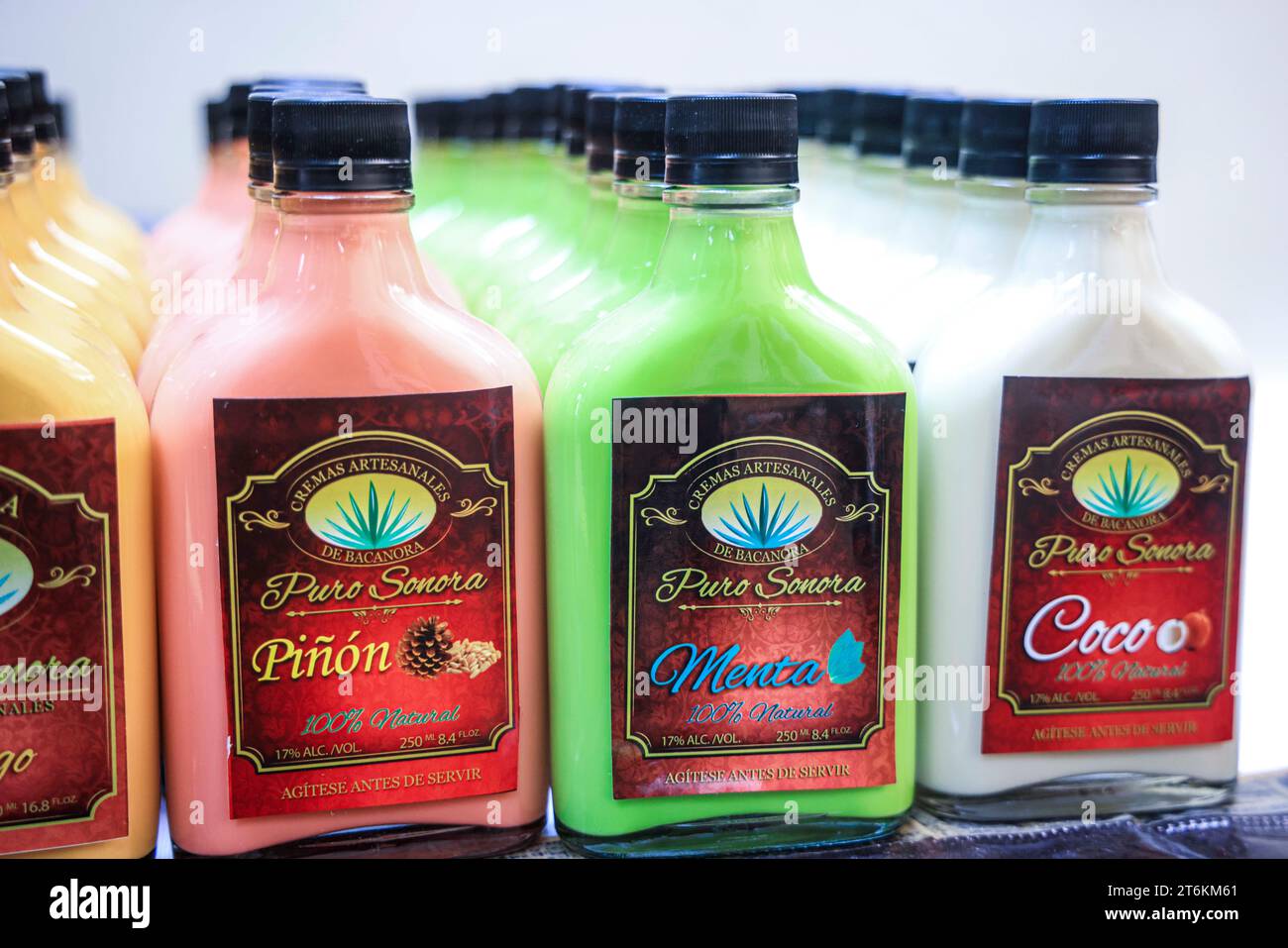 Bacanora distilled from agave originating from the state of Sonora ...