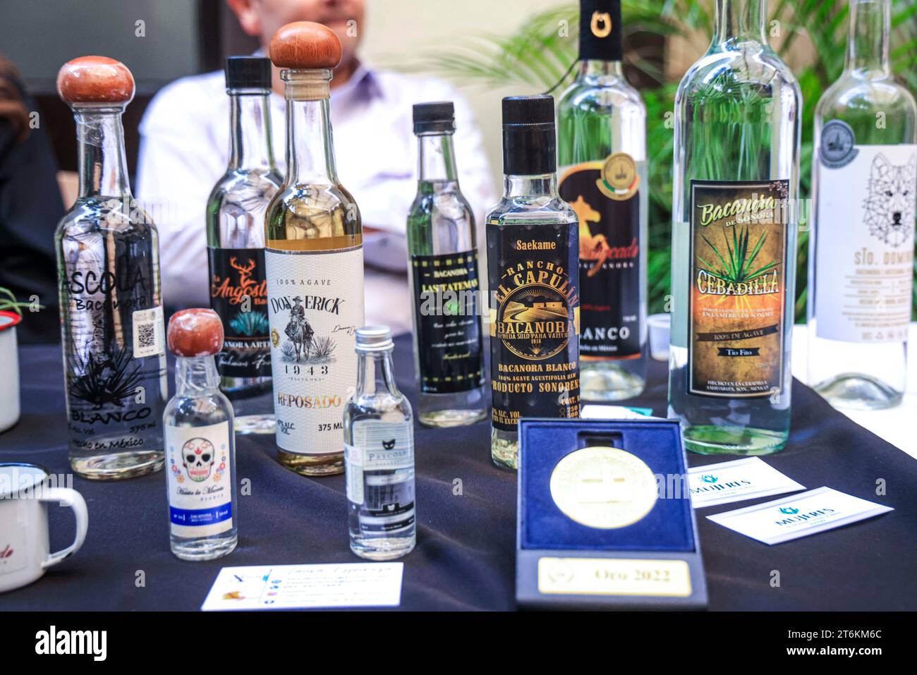 Bacanora distilled from agave originating from the state of Sonora ...