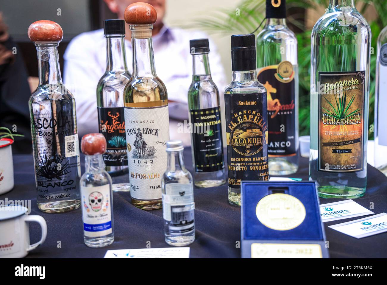Bacanora distilled from agave originating from the state of Sonora ...