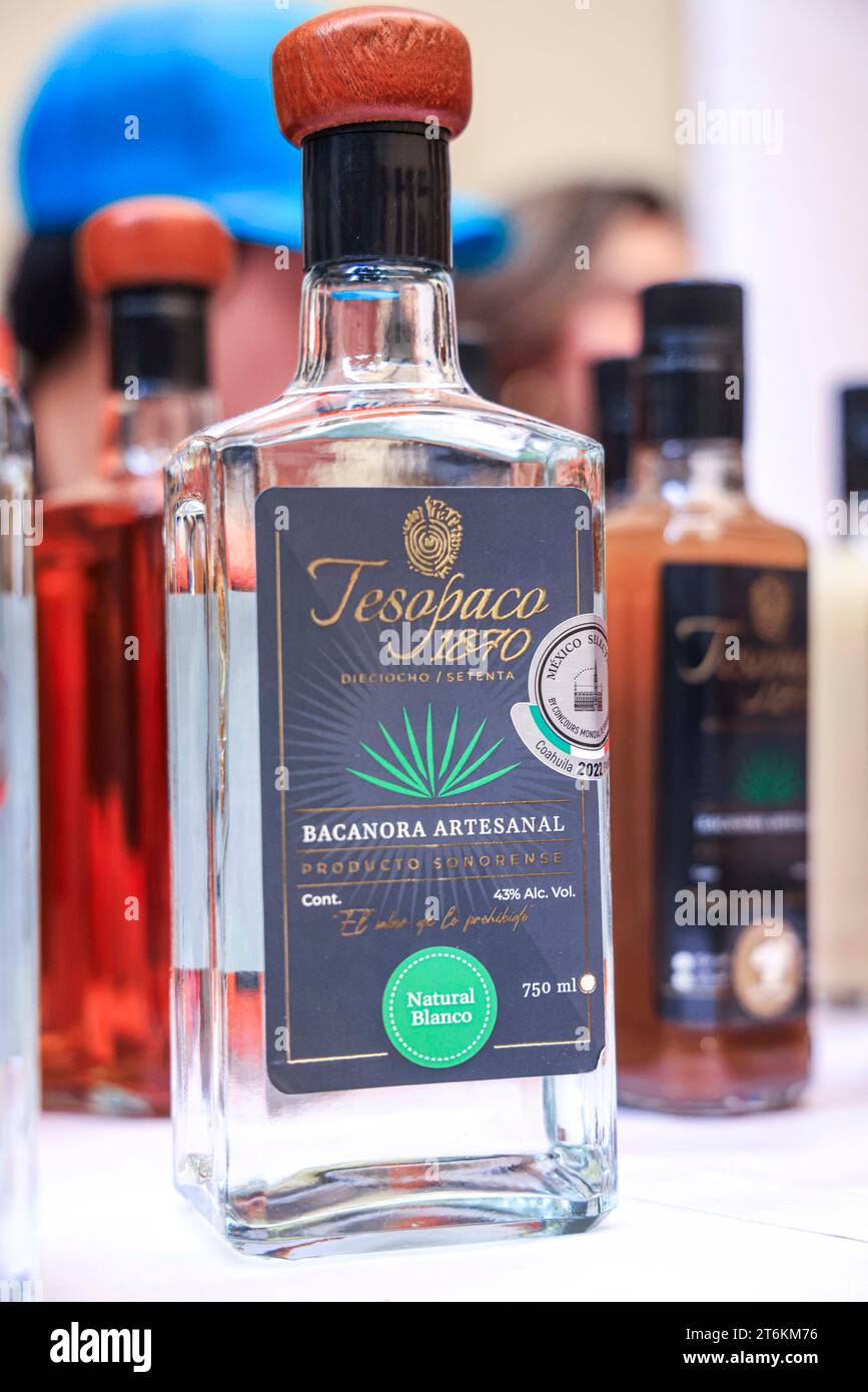 Bacanora distilled from agave originating from the state of Sonora ...