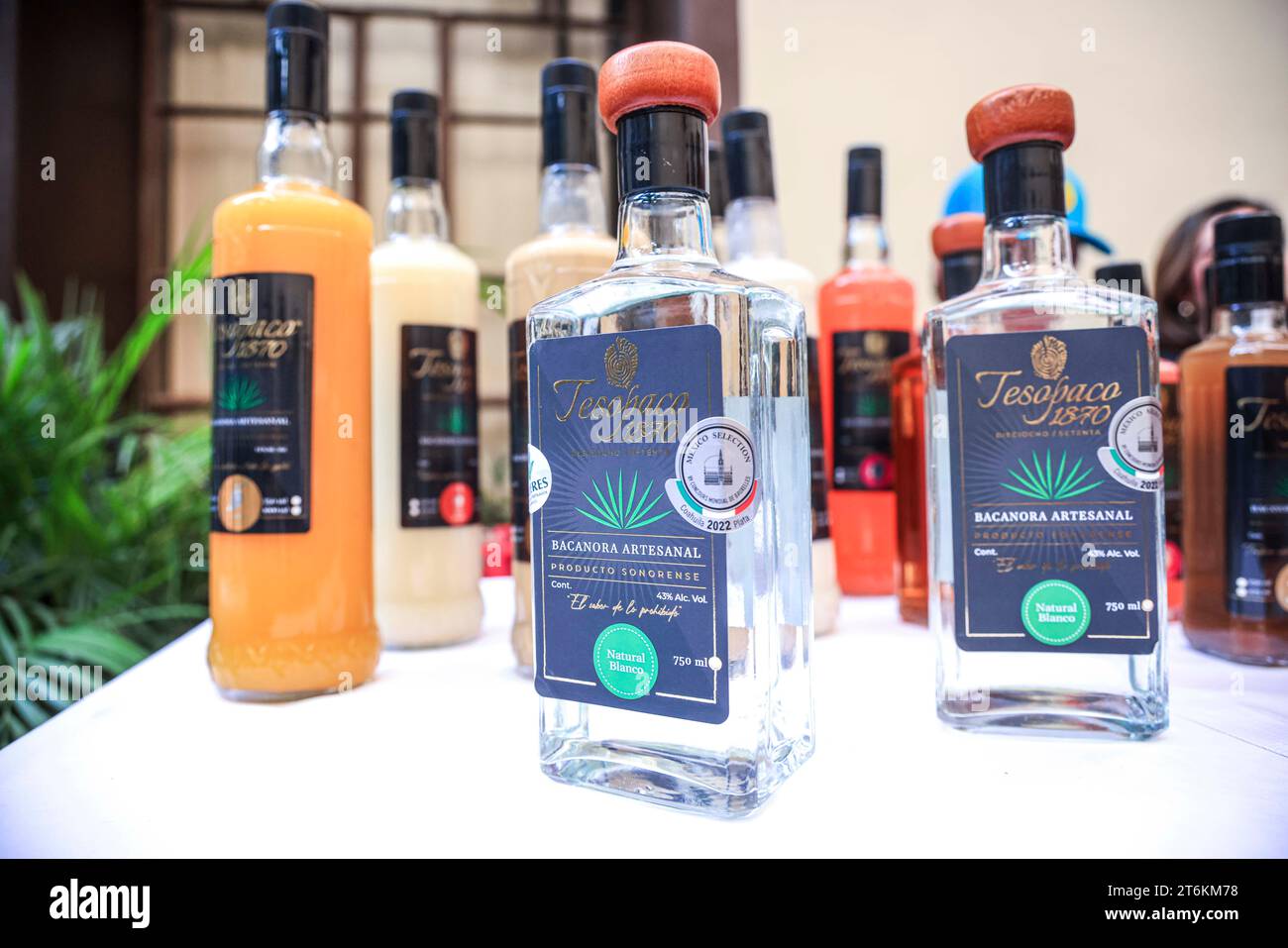 Bacanora distilled from agave originating from the state of Sonora ...