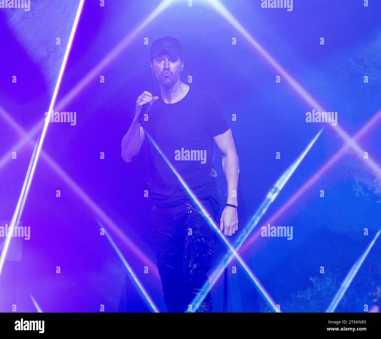 MIAMI, FL-NOV 10: Enrique Iglesias performs during the Trilogy Tour at ...