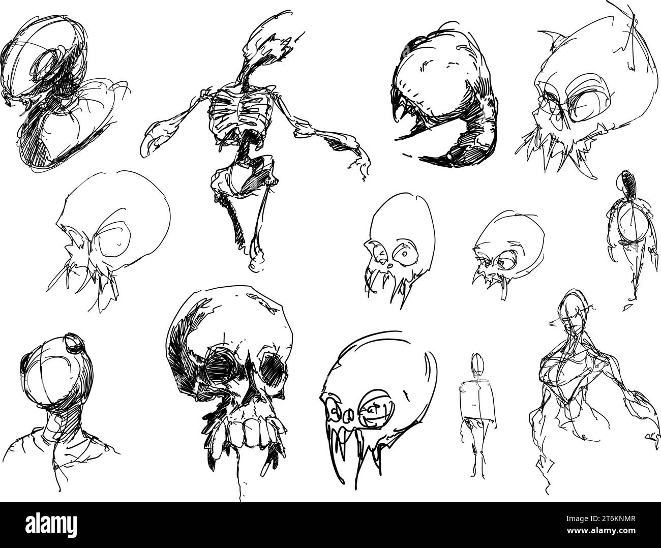 Hand drawn sketches hi-res stock photography and images - Alamy