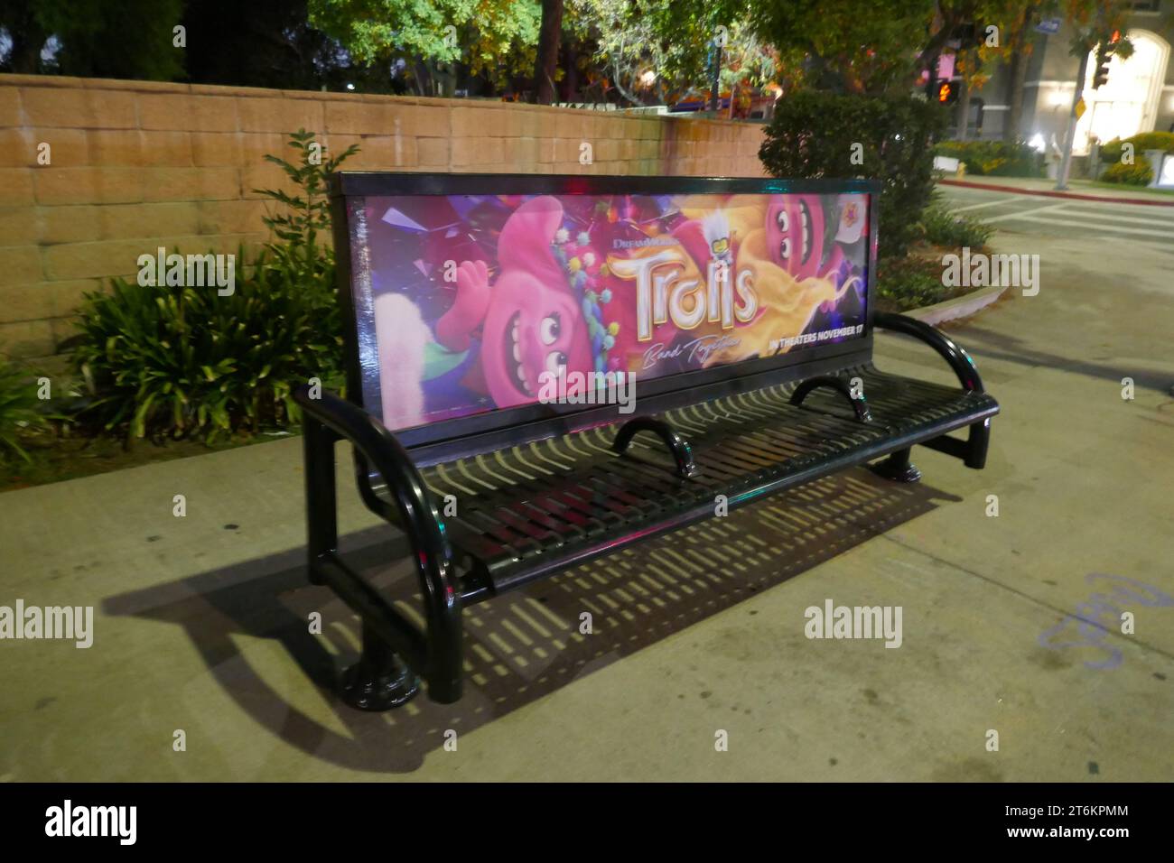 Los Angeles, California, USA 6th November 2023 Trolls Band Together Bus ...