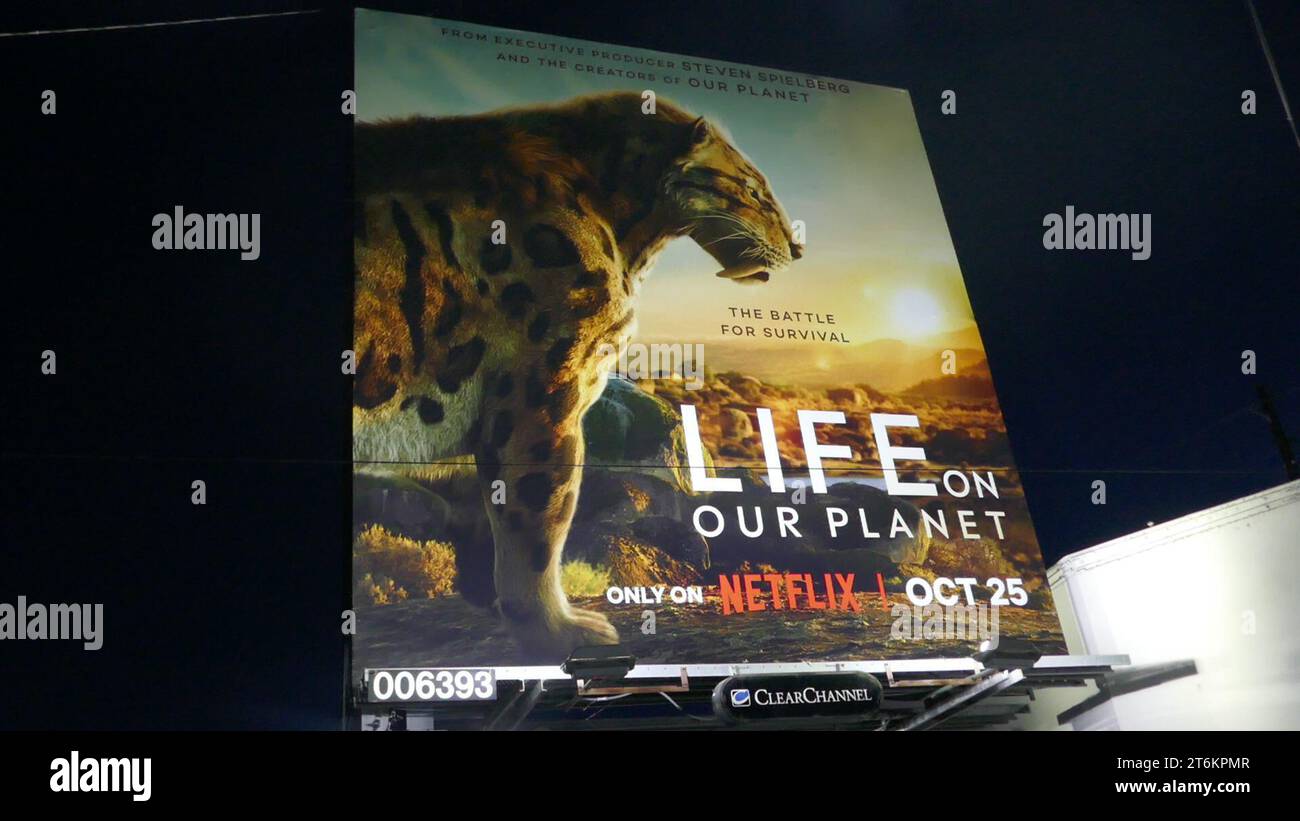 Los Angeles, California, USA 6th November 2023 Life on Our Planet ...