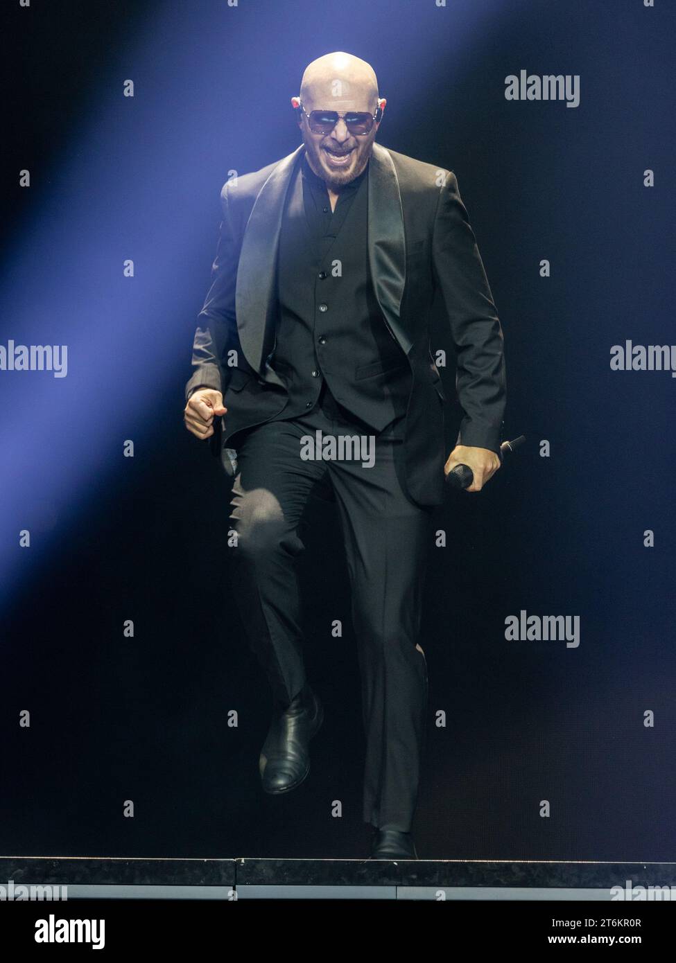 MIAMI, FL-NOV 10: Pitbull performs during the Trilogy Tour at the ...