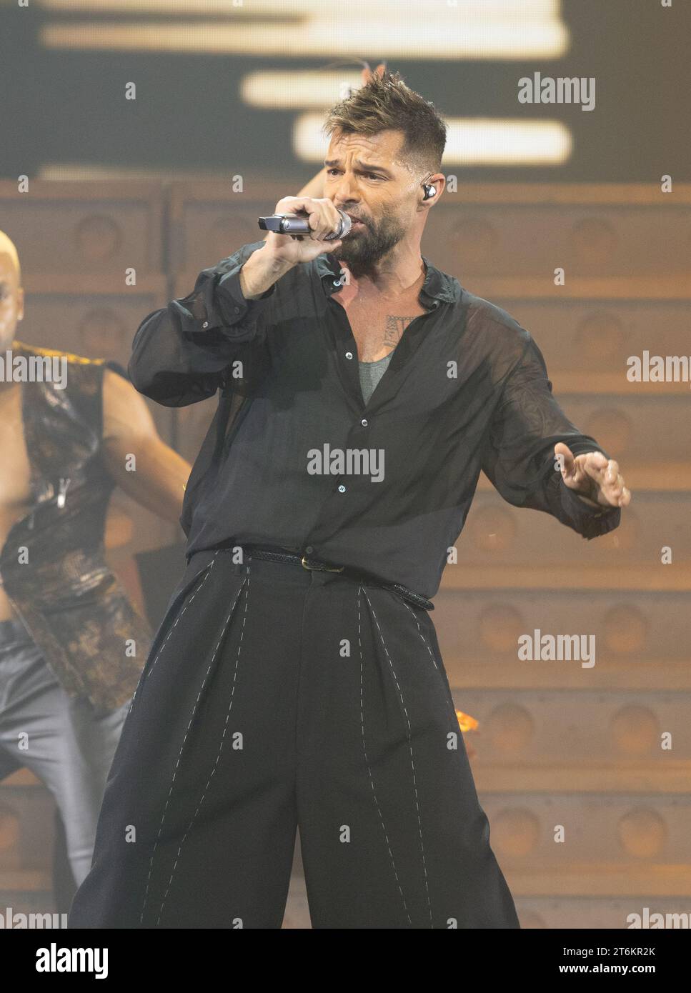 MIAMI, FL-NOV 10: Ricky Martin performs during the Trilogy Tour at the ...