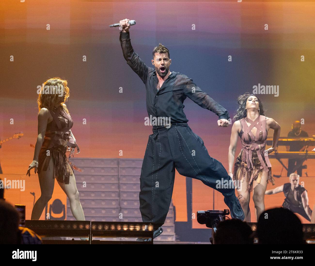 MIAMI, FL-NOV 10: Ricky Martin performs during the Trilogy Tour at the ...