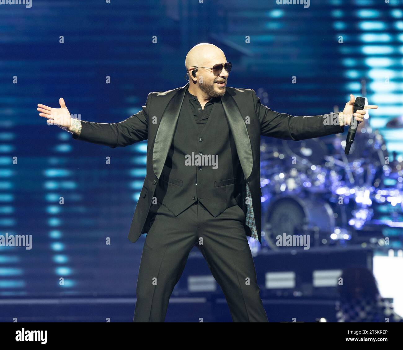 MIAMI, FL-NOV 10: Pitbull performs during the Trilogy Tour at the ...