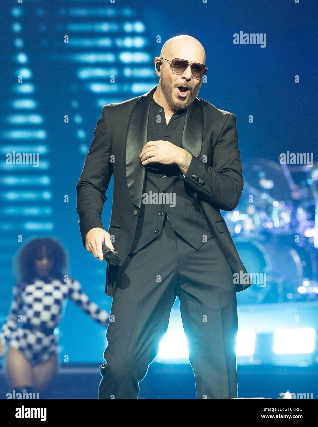 MIAMI, FL-NOV 10: Pitbull performs during the Trilogy Tour at the ...