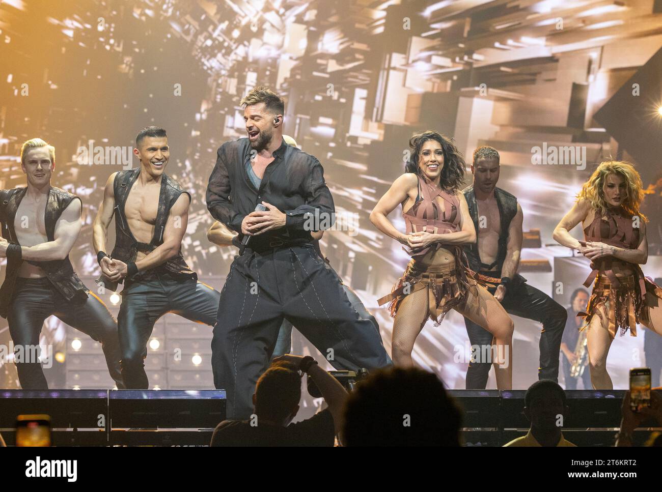 MIAMI, FL-NOV 10: Ricky Martin performs during the Trilogy Tour at the ...