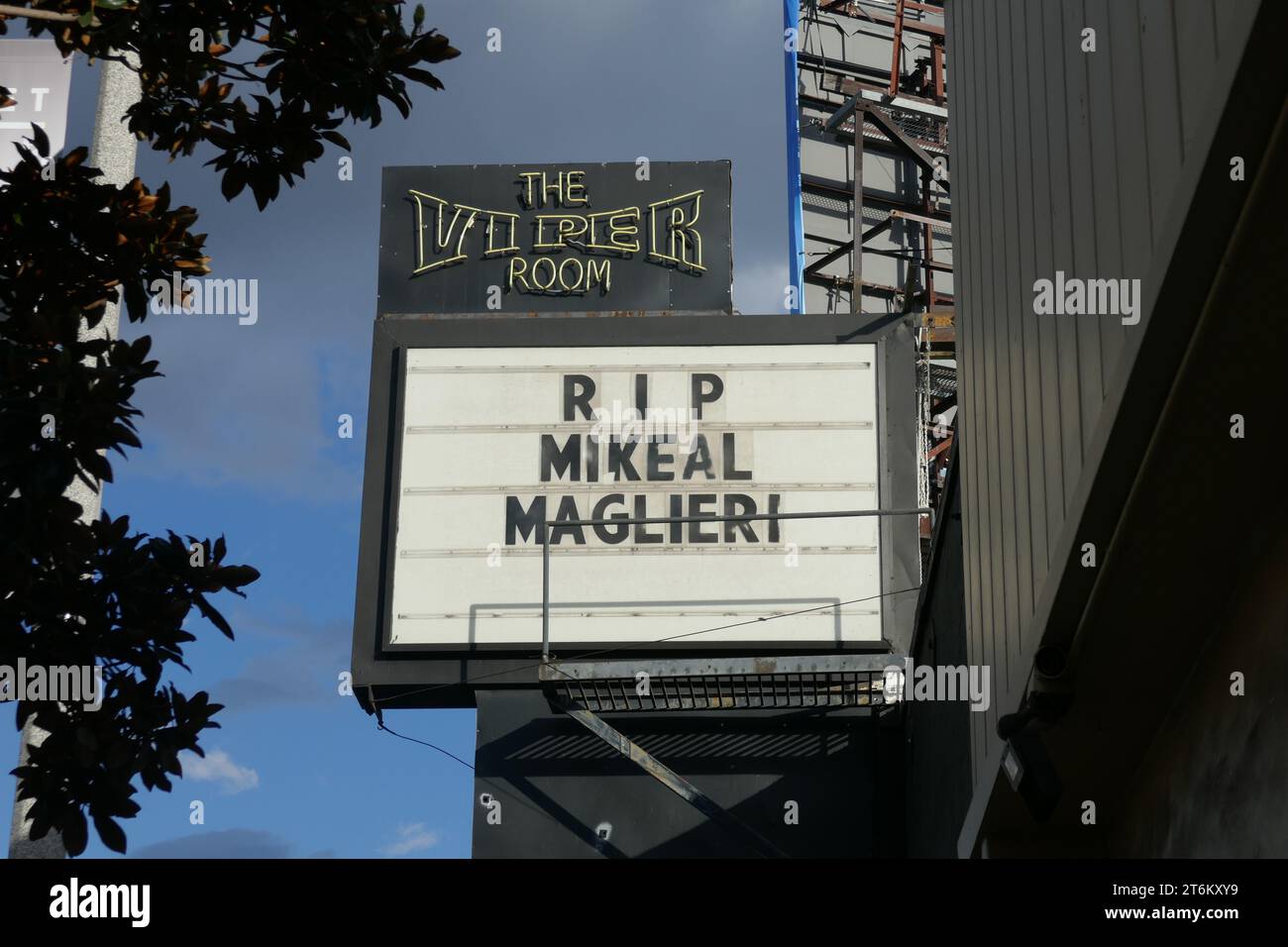 Los Angeles, California, USA 7th November 2023 RIP Mikel Maglieri ...
