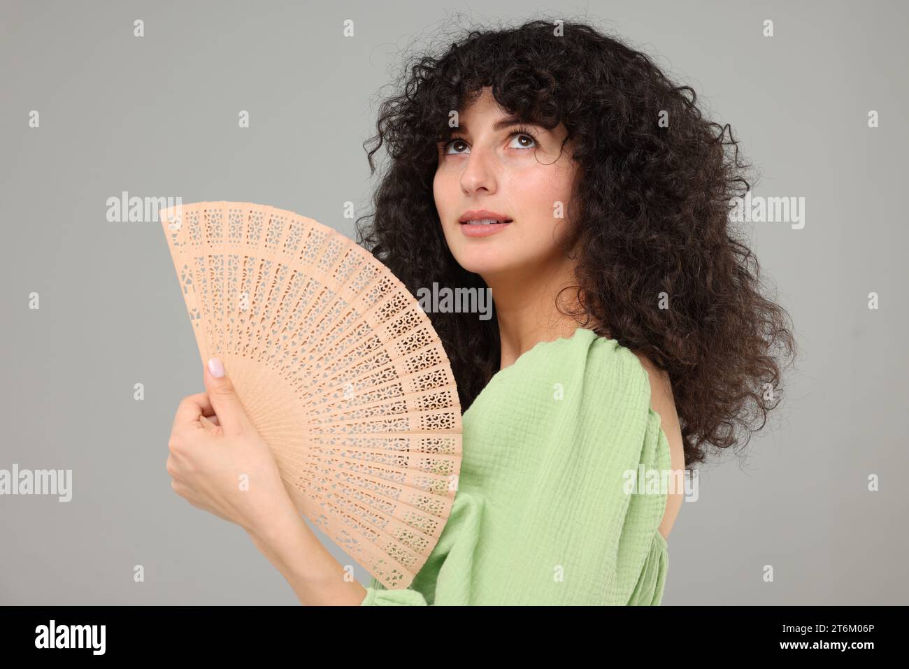 Woman fanning dress hi-res stock photography and images - Alamy