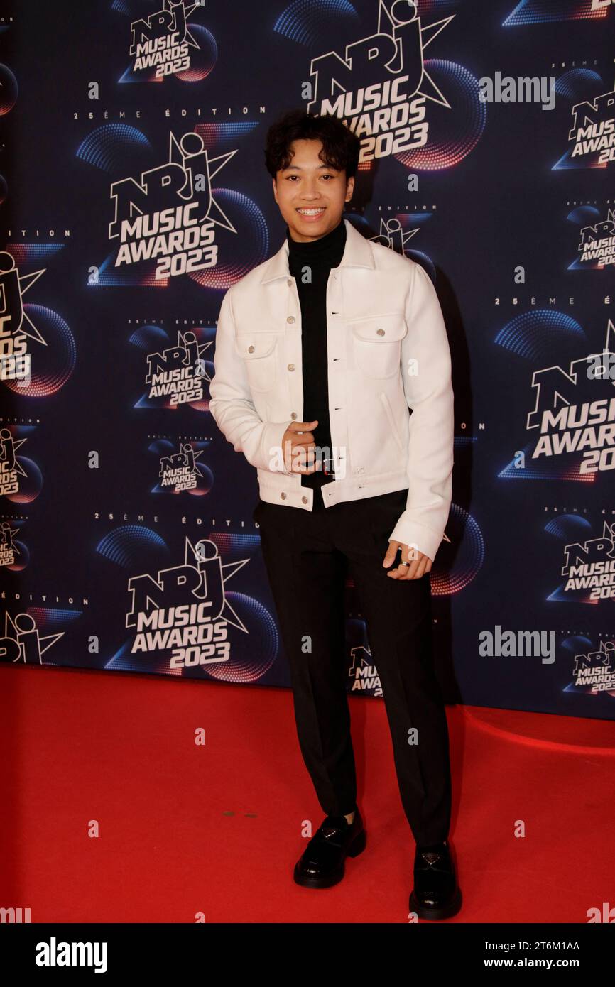 CANNES, November 10 2023 Lam Van Toan attends the 25th NRJ Music Awards ...