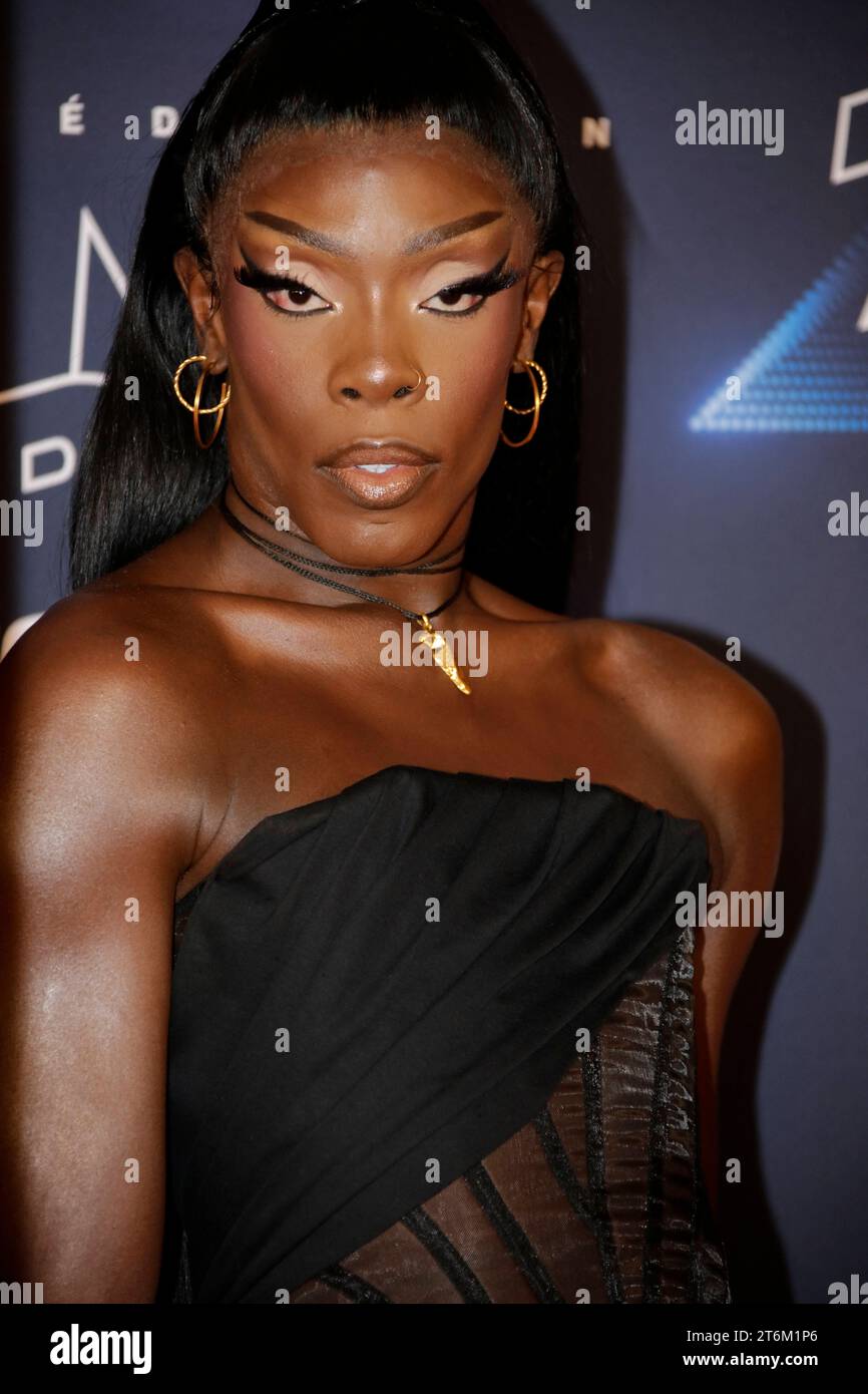 CANNES, November 10 2023 Keiona (drag Race S2) attends the 25th NRJ Music Awards on November 10 ...