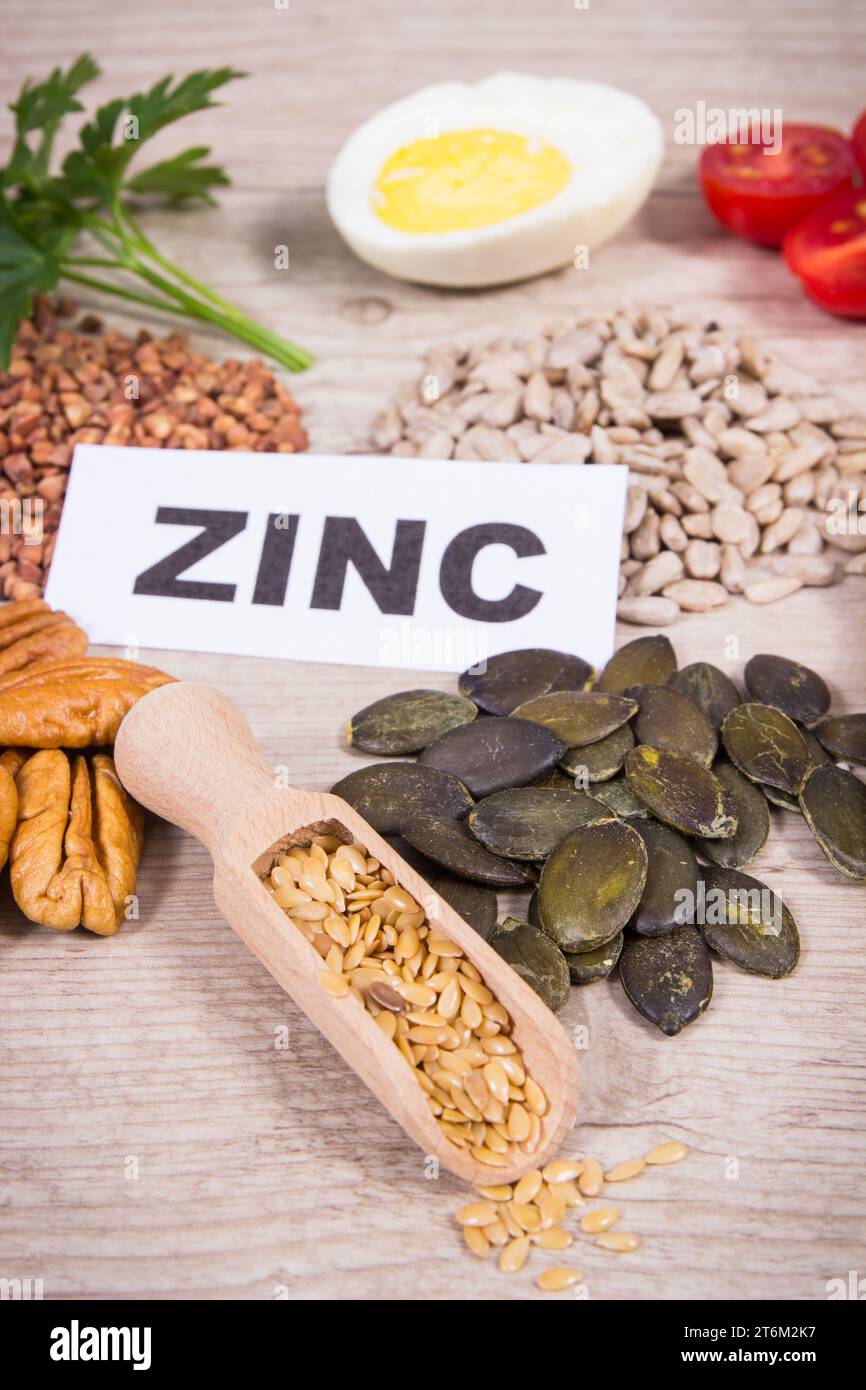 Nutritious healthy food as source natural zinc, dietary fiber and other ...