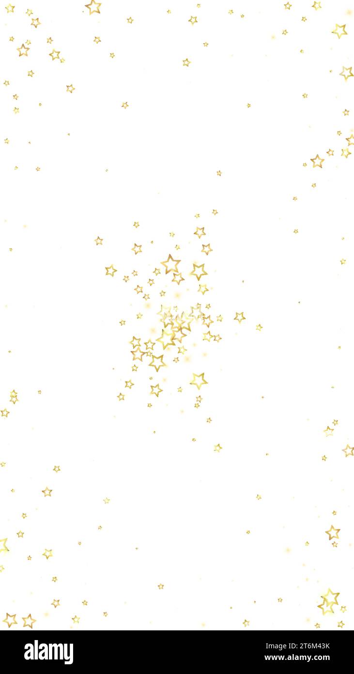 Starry night fairy tale background. Cute sparkling twinkles, christmas ...