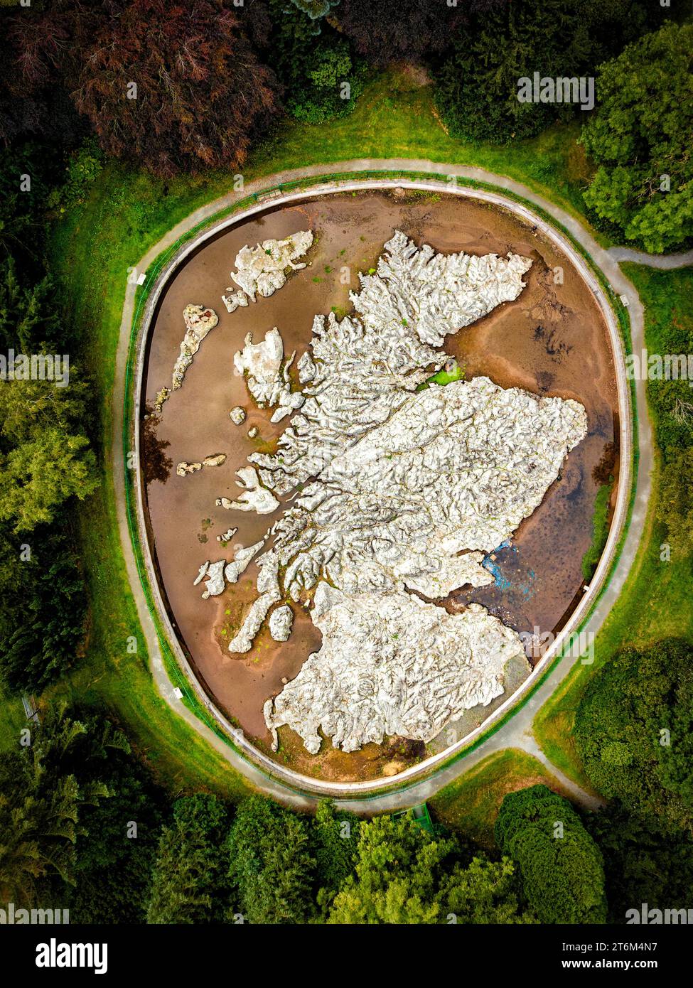 Barony Castle & The Great Polish Map of Scotland, Peebles, Scotland, UK ...