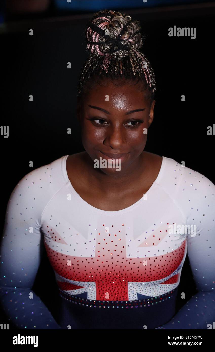 Birmingham, UK. 10 November, 2023. Britain's Naana Oppon during the ...