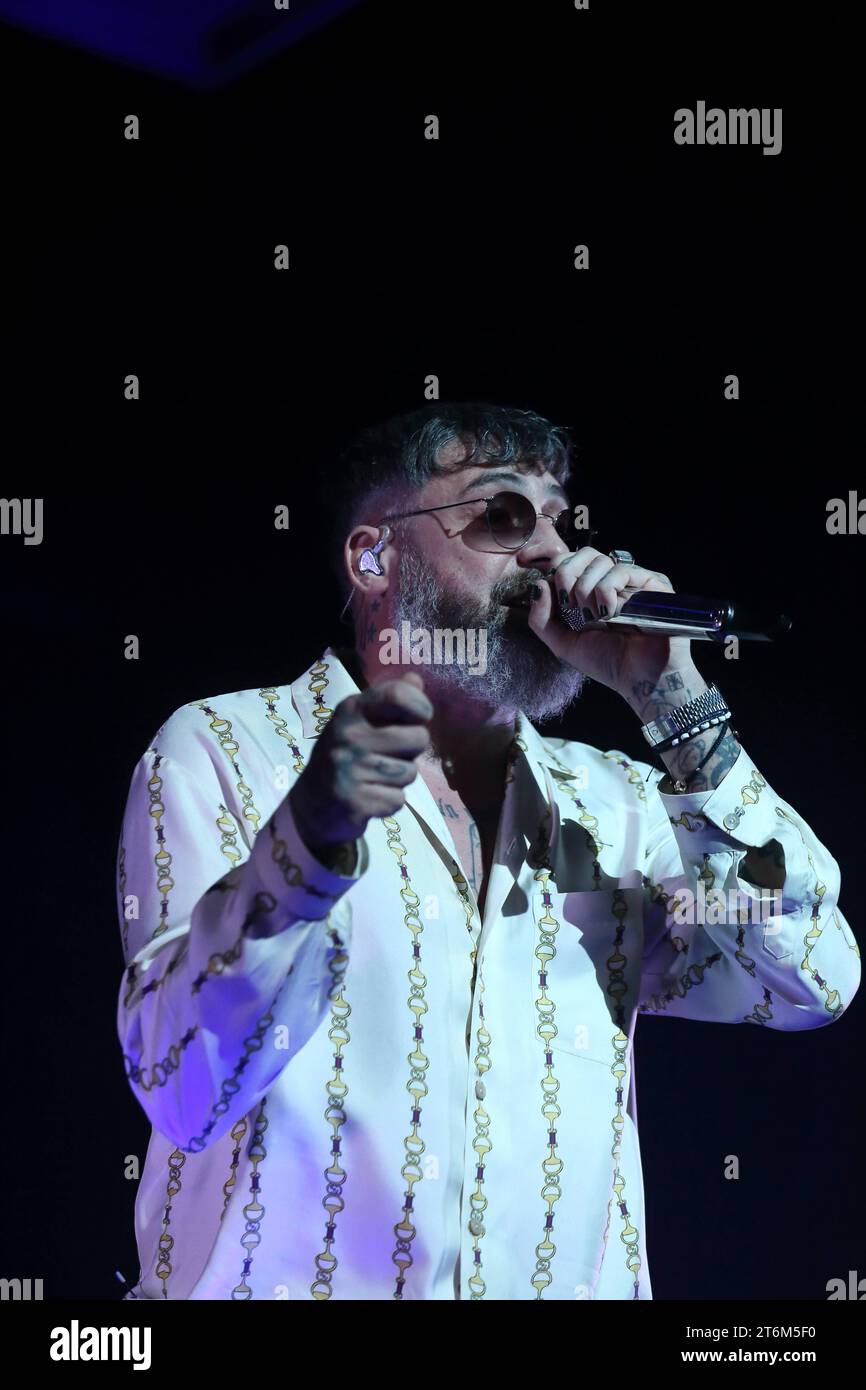 Paul Würdig alias Sido bei einem Konzert in der Max-Schmeling-Halle in ...