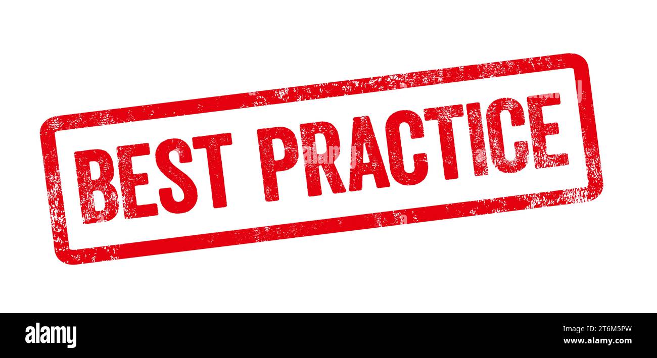 Red stamp on a white background - Best Practice Stock Photo - Alamy