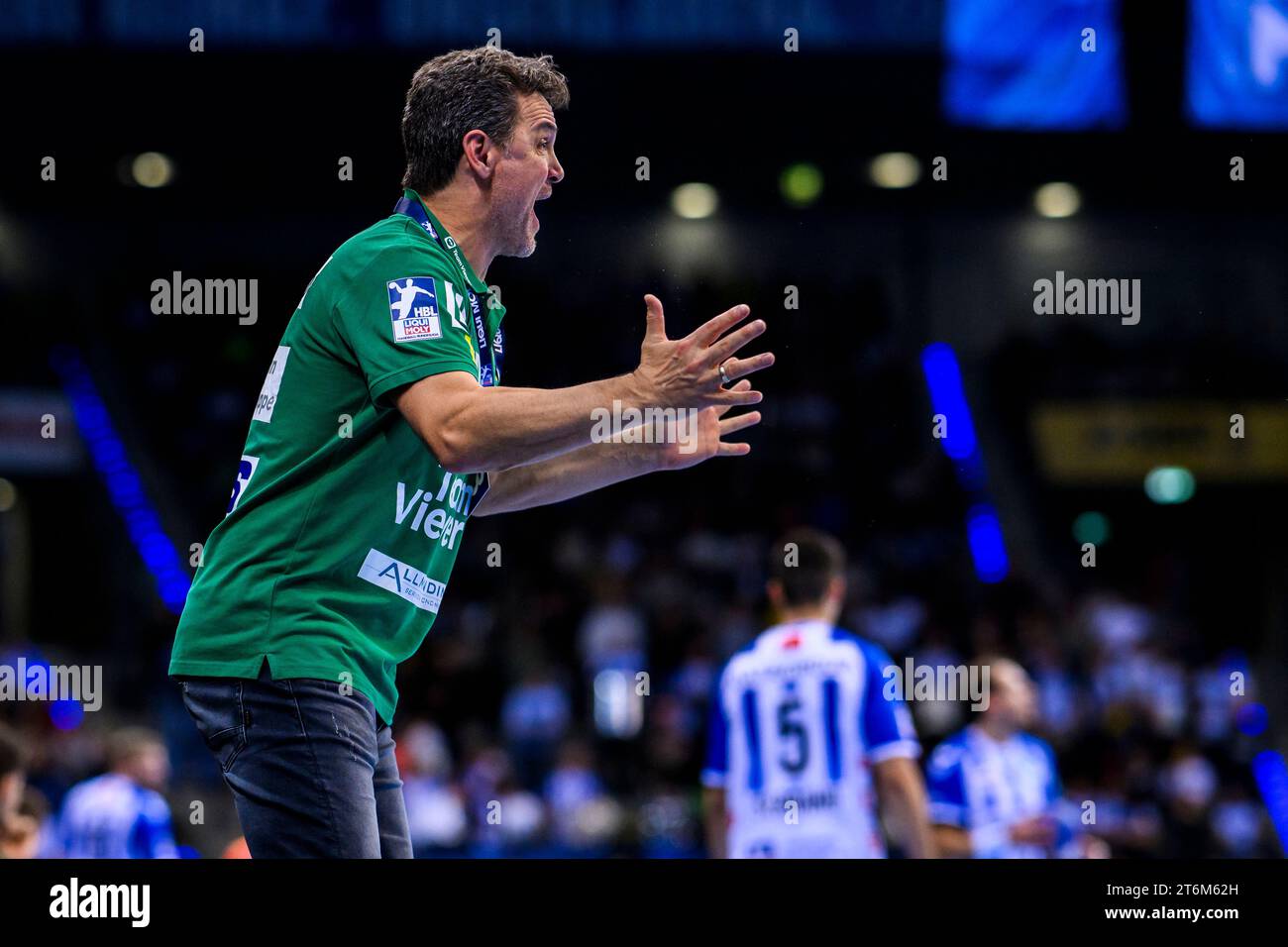 10 November 2023, Baden-Württemberg, Stuttgart: Handball: 1st ...