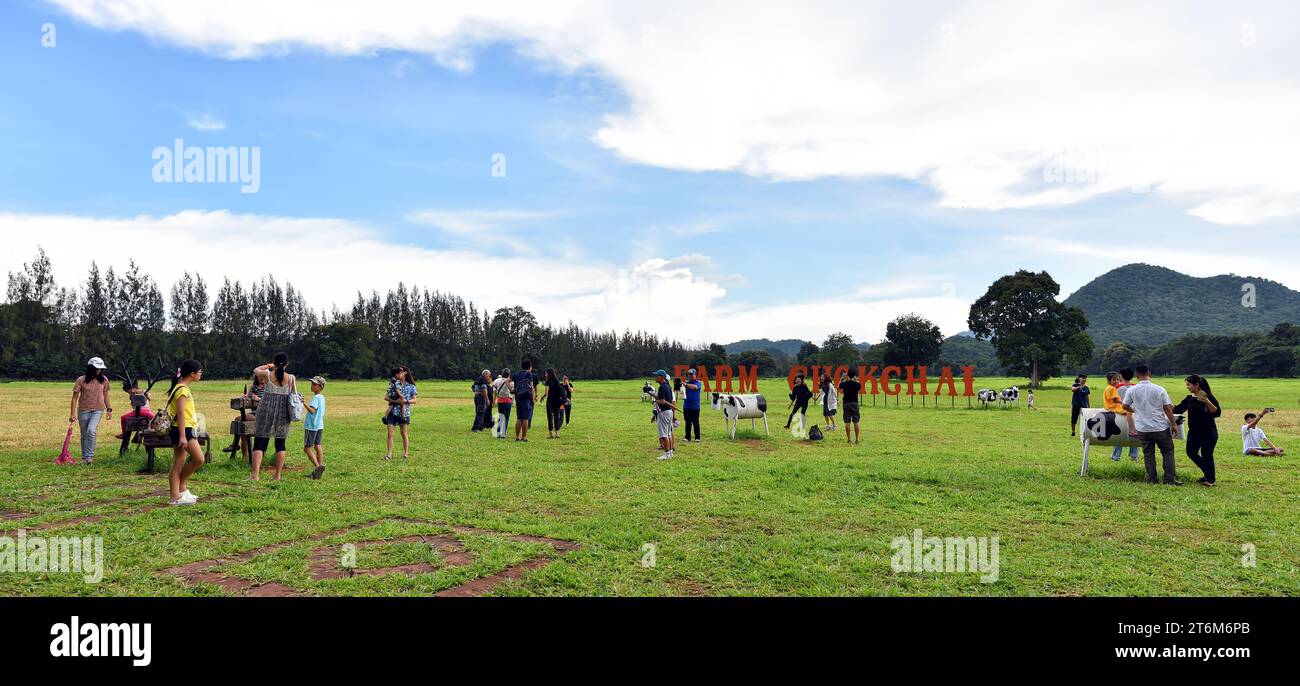 Chok Chai Farm, Khao Yai, Thailand - Jun 2, 2019: Beautiful stunning ...