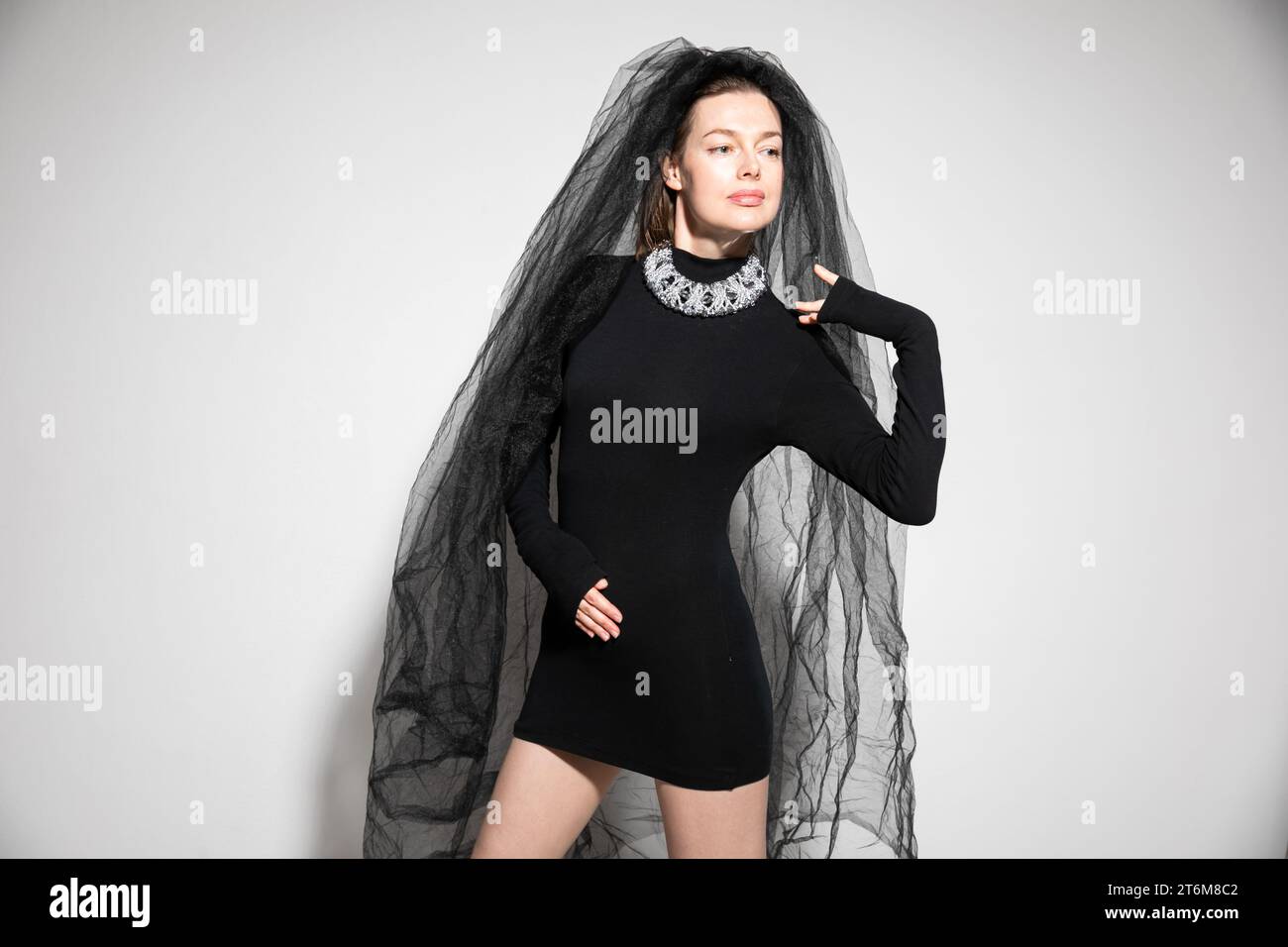 Pretty witch in gothic costume hi-res stock photography and images - Alamy