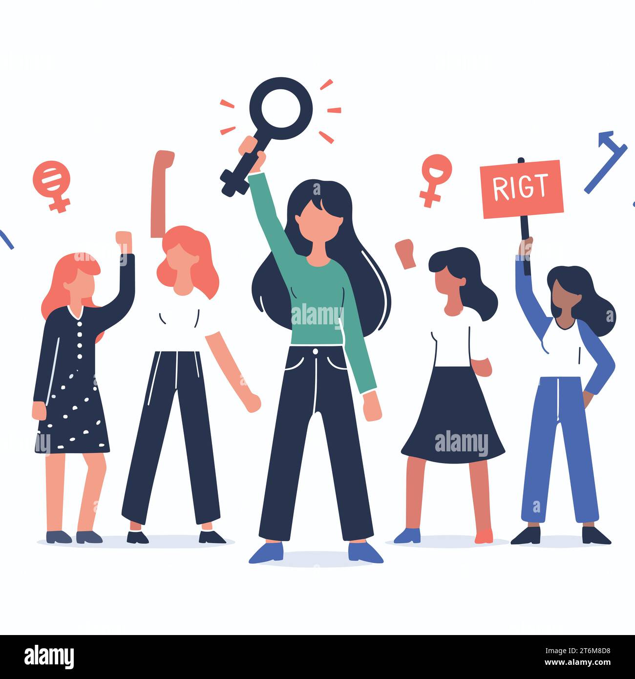 Womens movement Stock Vector Images - Alamy