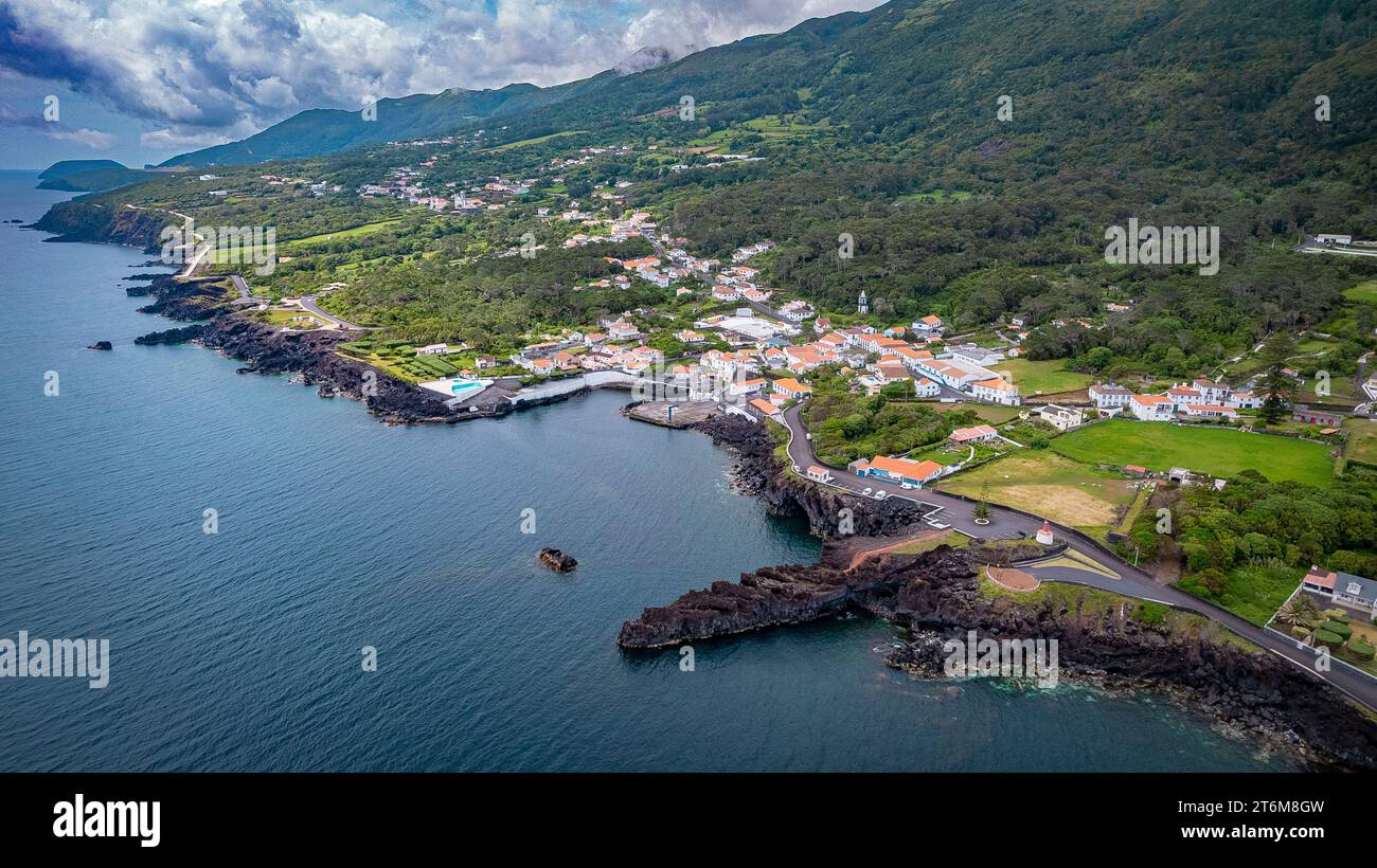 Aerial view over city puerto hi-res stock photography and images - Alamy