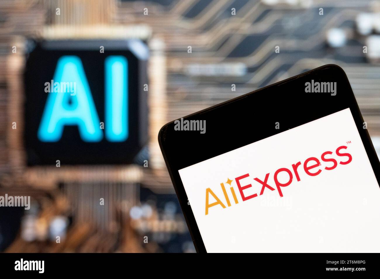 In this photo illustration, the Chinese online retail service ...