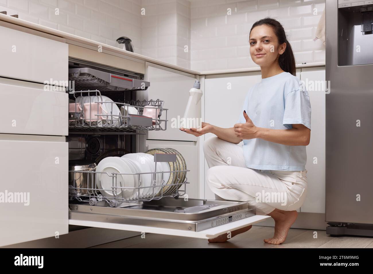 Open detergent compartment hi-res stock photography and images - Alamy