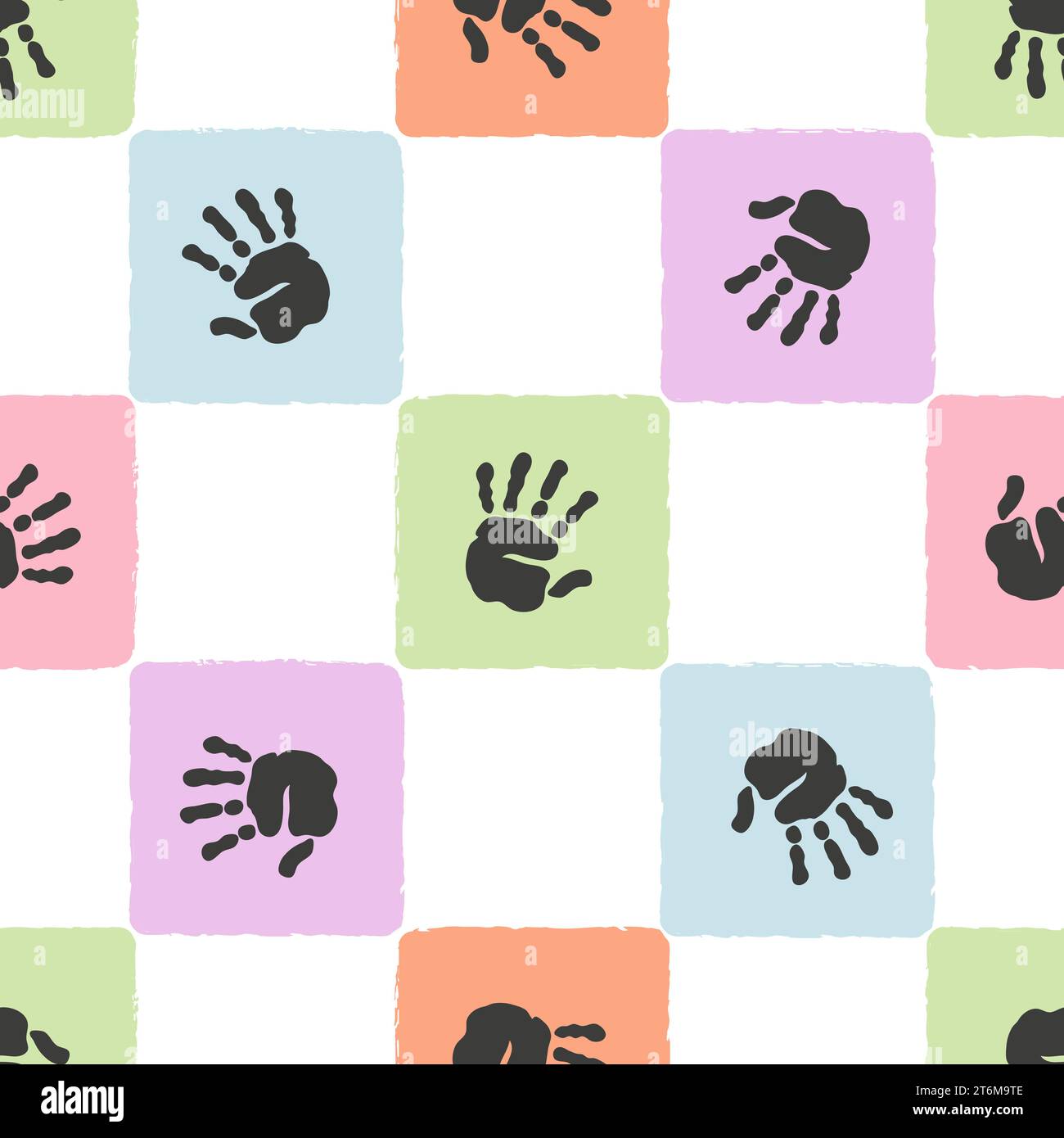 Texture handprint Stock Vector Images - Alamy