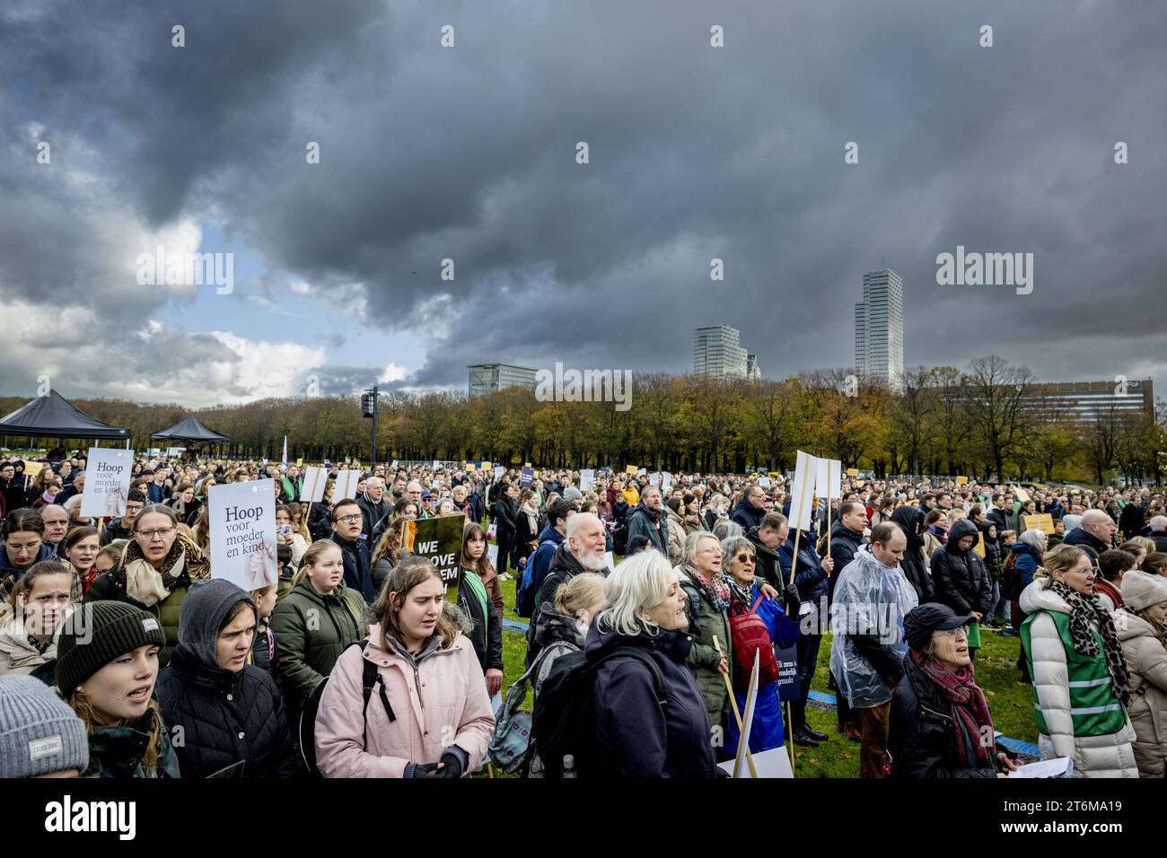 THE HAGUE - Those interested during the annual march for life organized ...