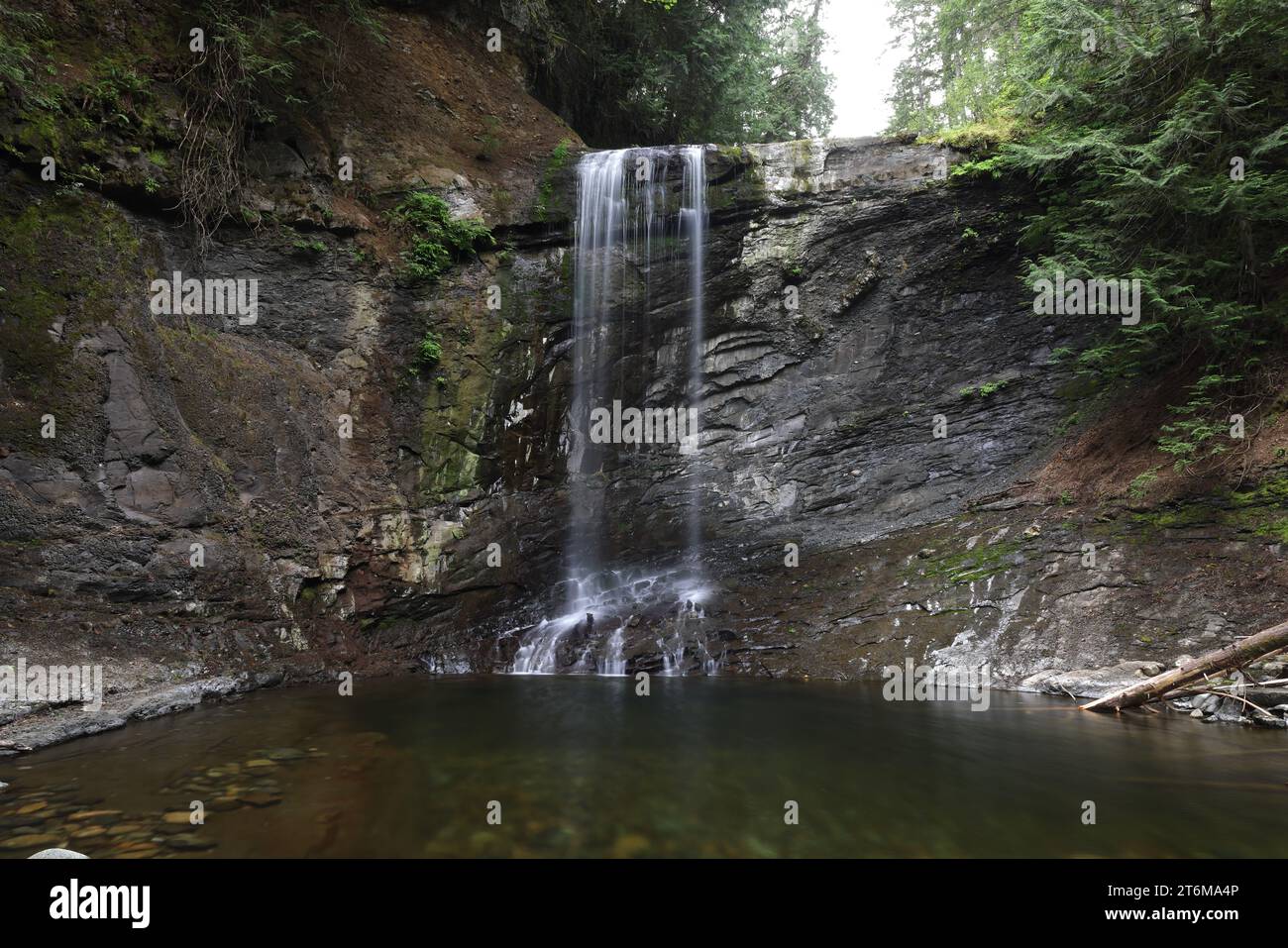 Ammonite Falls Vancouver Island Canada Stock Photo - Alamy