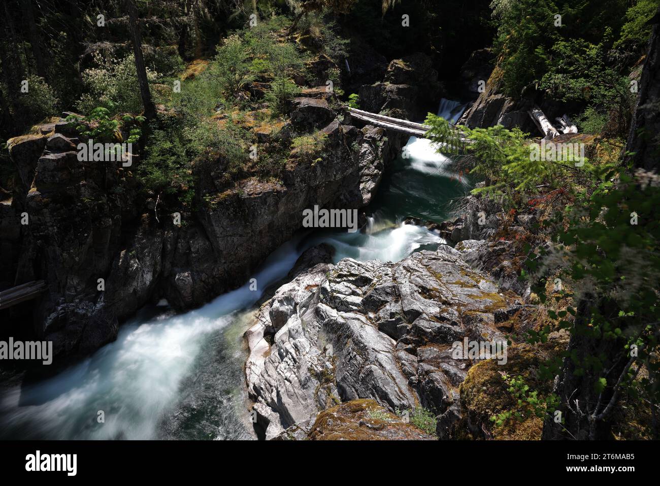Little Qualicum Falls- Provincial Park (Vancouver Island) Canada Stock ...