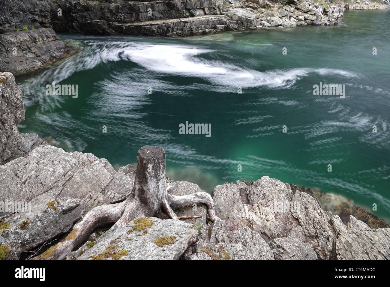 Lower Myra Falls In Strathcona Provincial Park (Vancouver Island ...