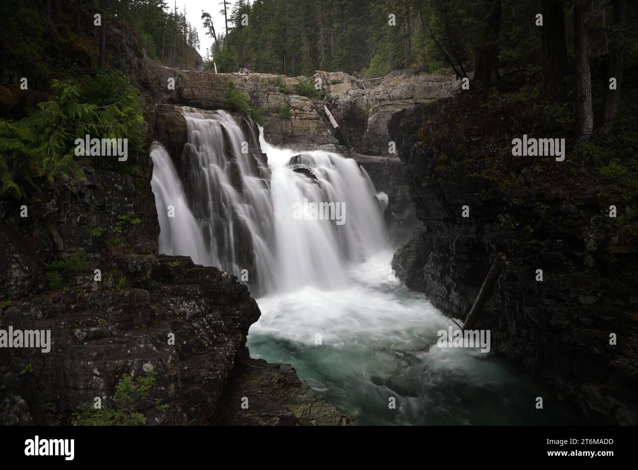 Lower Myra Falls In Strathcona Provincial Park (Vancouver Island ...