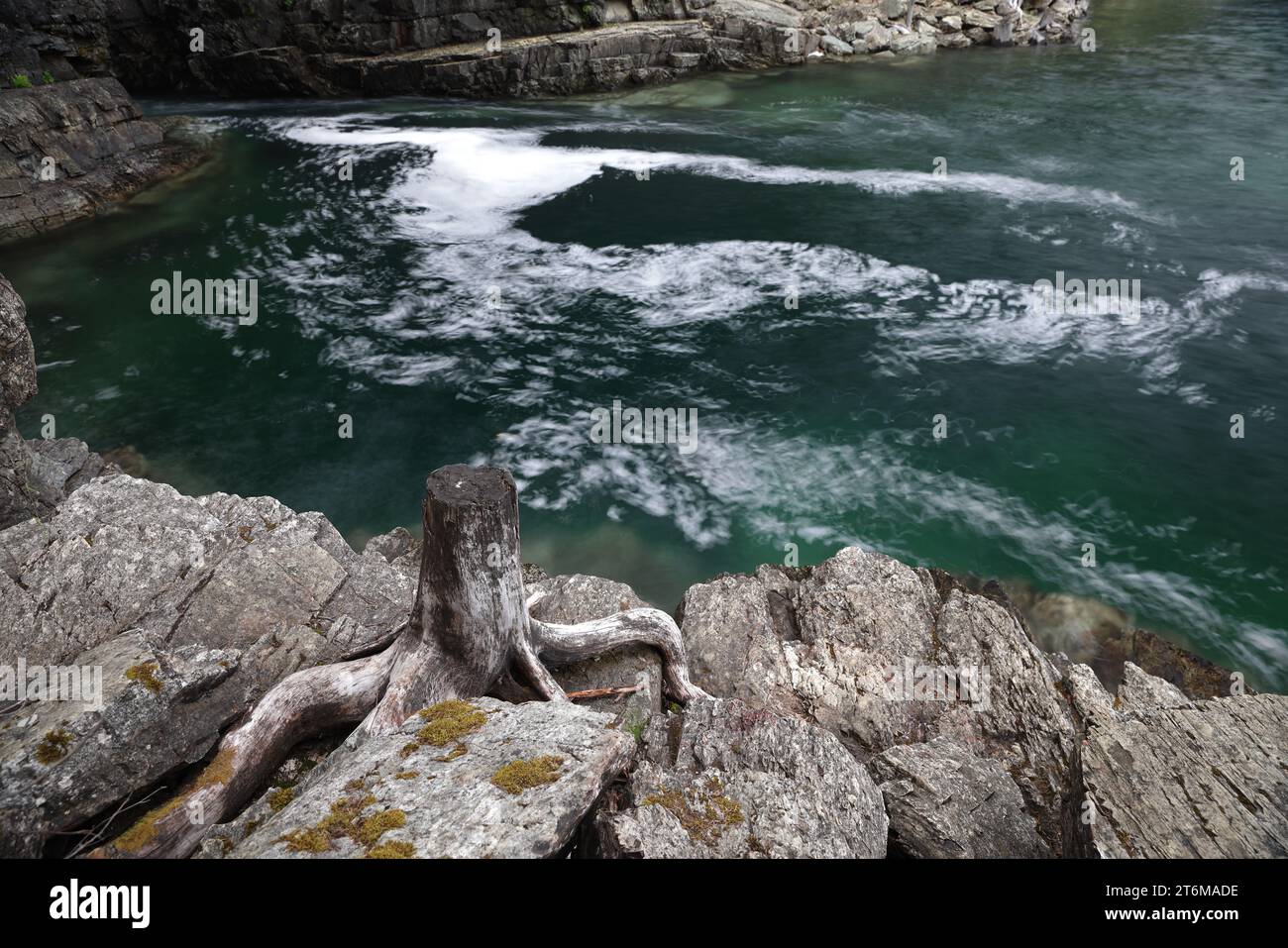 Lower Myra Falls In Strathcona Provincial Park (Vancouver Island ...