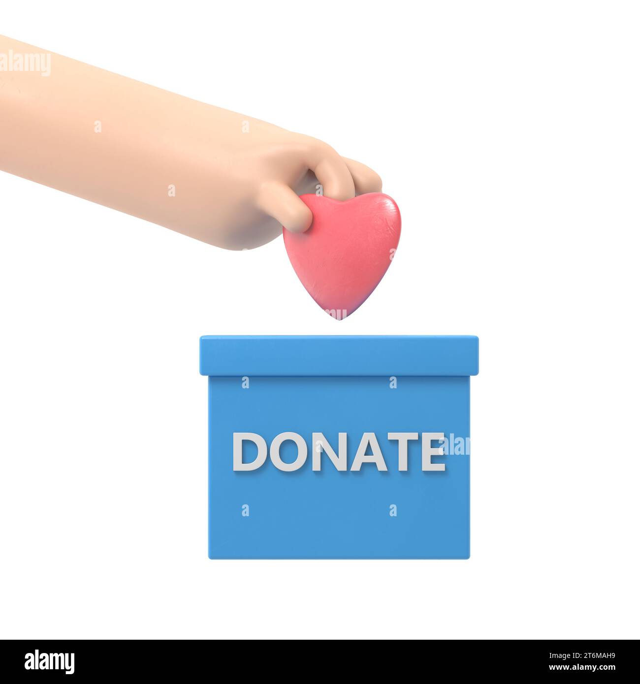 Medical donation concept.3d illustration flat line design. Donor day ...