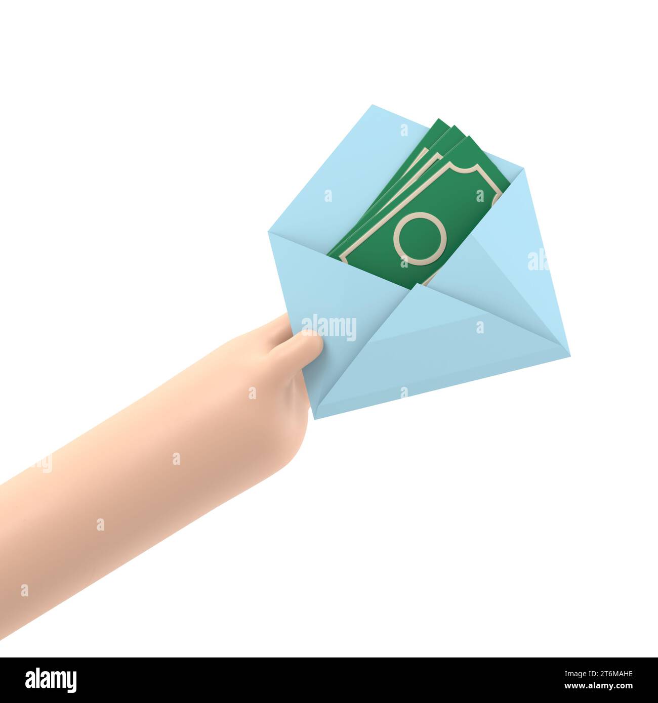 Money in envelope hold in hand businessman. Cash american dollars ...