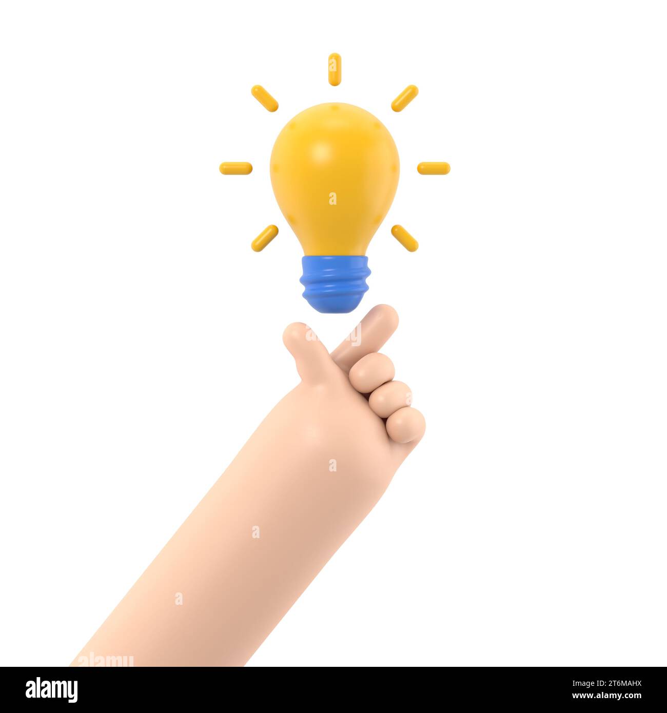 Cartoon illustration big finger pointing hi-res stock photography and ...