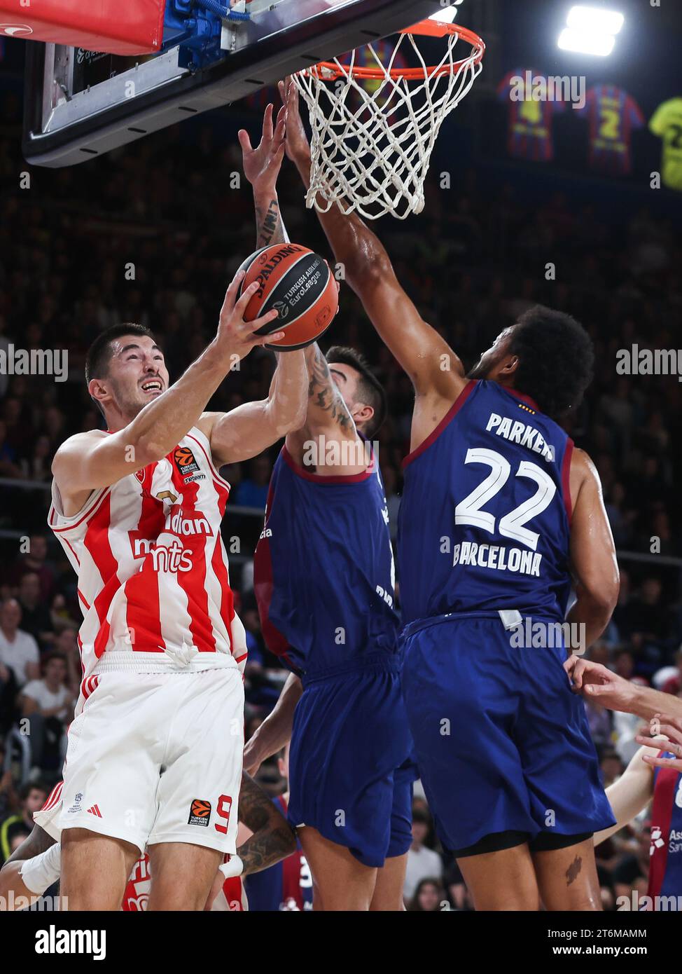 Luka Mitrovic of Crvena Zvezda Meridianbet Belgrade during the Turkish ...