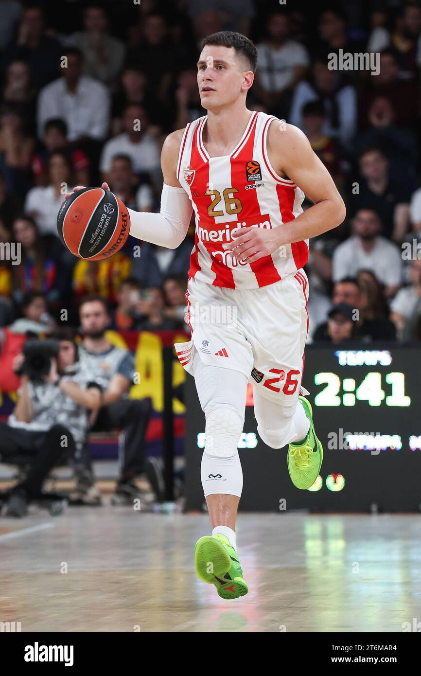 Nemanja Nedovic of Crvena Zvezda Meridianbet Belgrade in action during ...