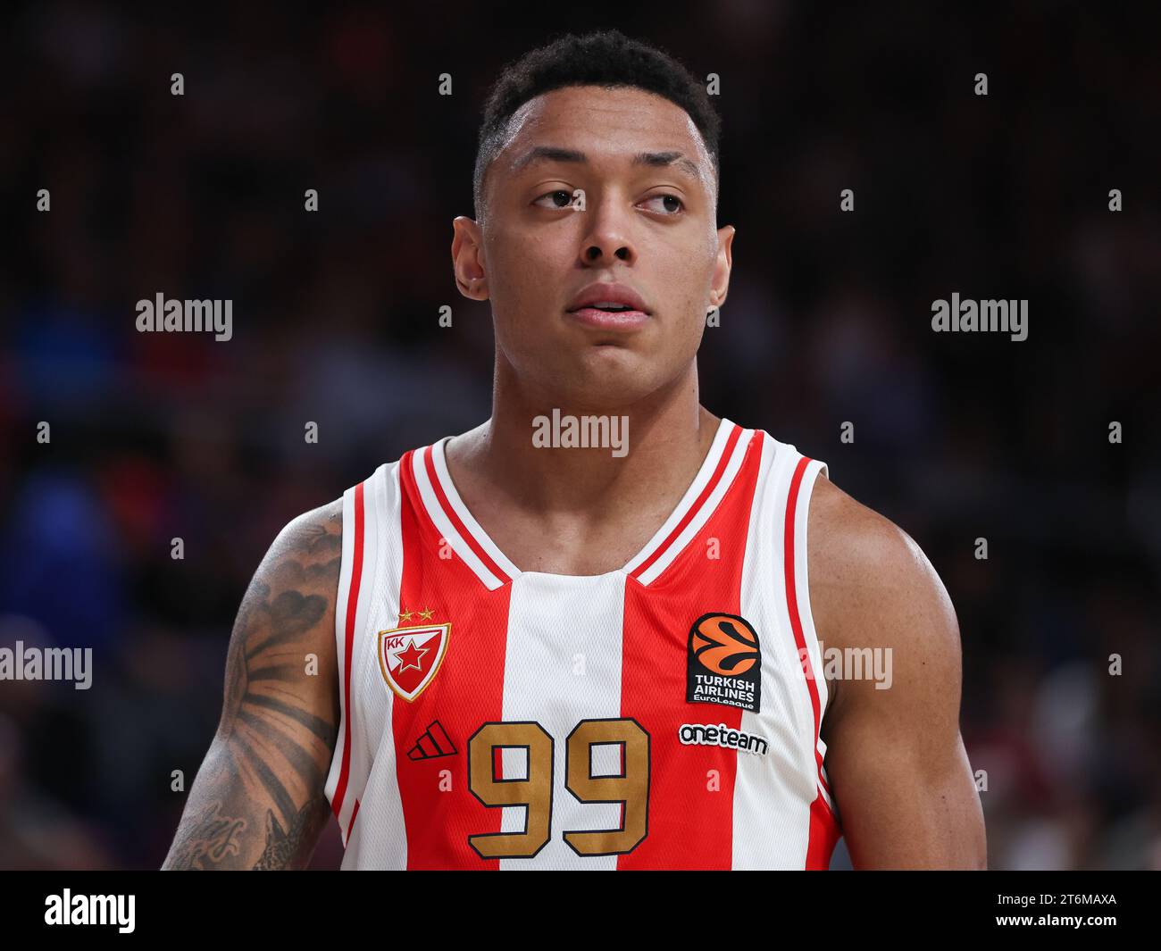 Yago Dos Santos of Crvena Zvezda Meridianbet Belgrade during the ...